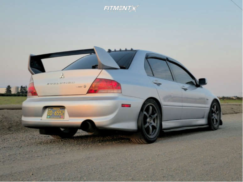2003 Mitsubishi Lancer Evolution with 17x9 Gram Lights 57DR and ...