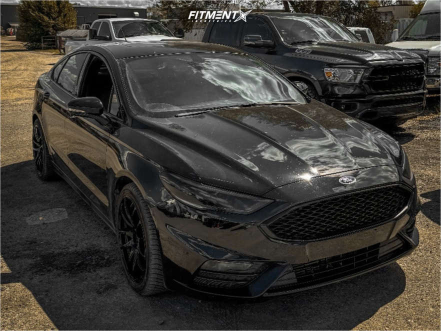 2017 Ford Fusion Sport with 19x8.5 Vors Tr4 and Michelin 235x40 on ...