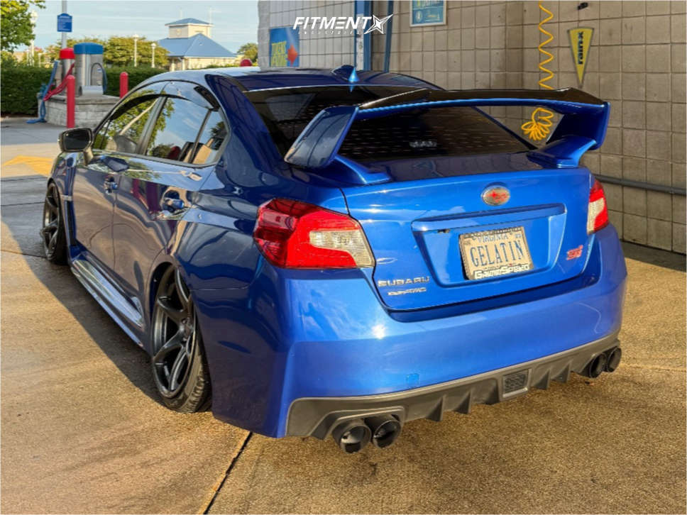 2016 Subaru WRX STI Base with 18x9.5 Kansei Tandem and Lexani 215x40 on ...