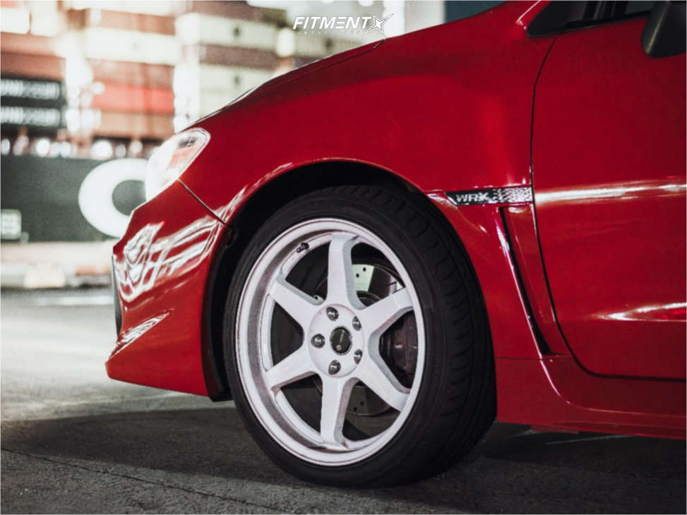 2018 Subaru WRX Base with 18x8.5 Vors Tr37 and Summit 225x40 on Stock ...