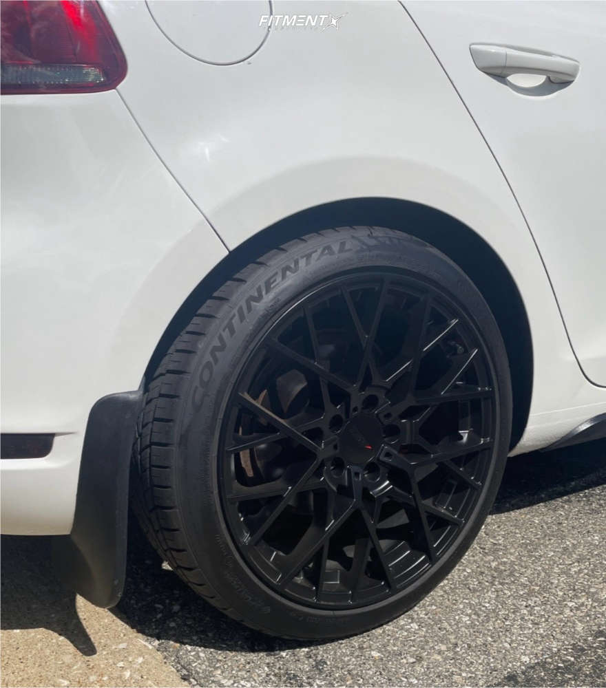 2013 Volkswagen GTI Base with 18x8.5 TSW Sebring and Continental 225x40 ...