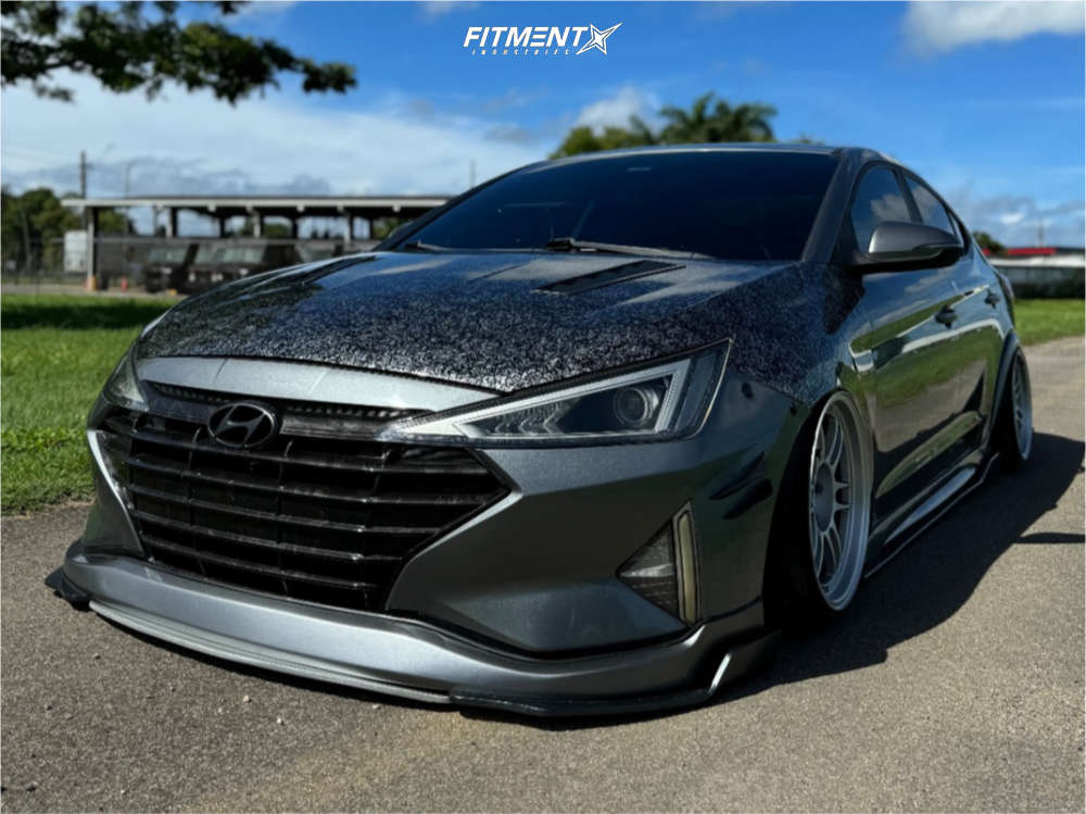 2020 Hyundai Elantra SE with 17x10 Enkei Rpf1 and Achilles 205x40 on Air Suspension | 3136016 ...