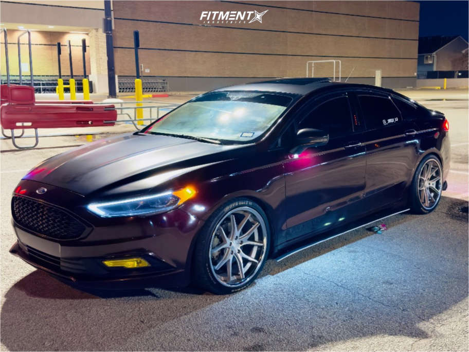 2017 Ford Fusion SE with 20x9 Ferrada Fr2 and Ironman 245x35 on ...