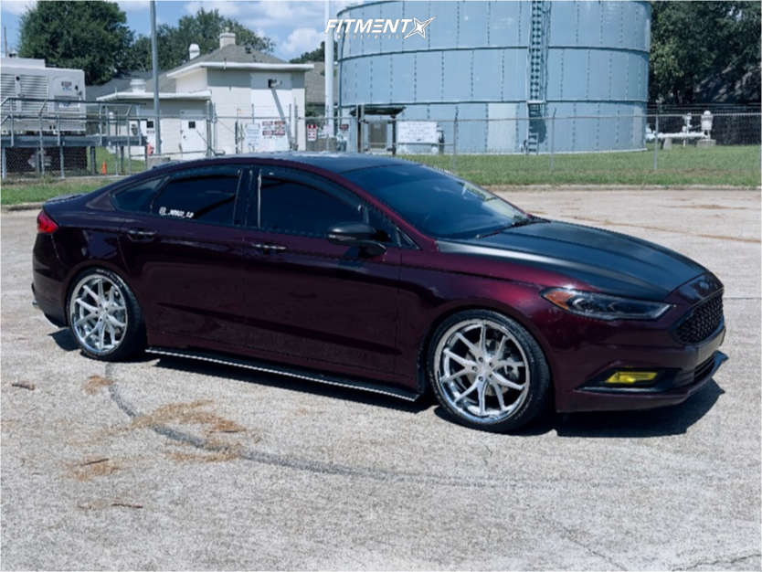 2017 Ford Fusion SE with 20x9 Ferrada Fr2 and Ironman 245x35 on ...