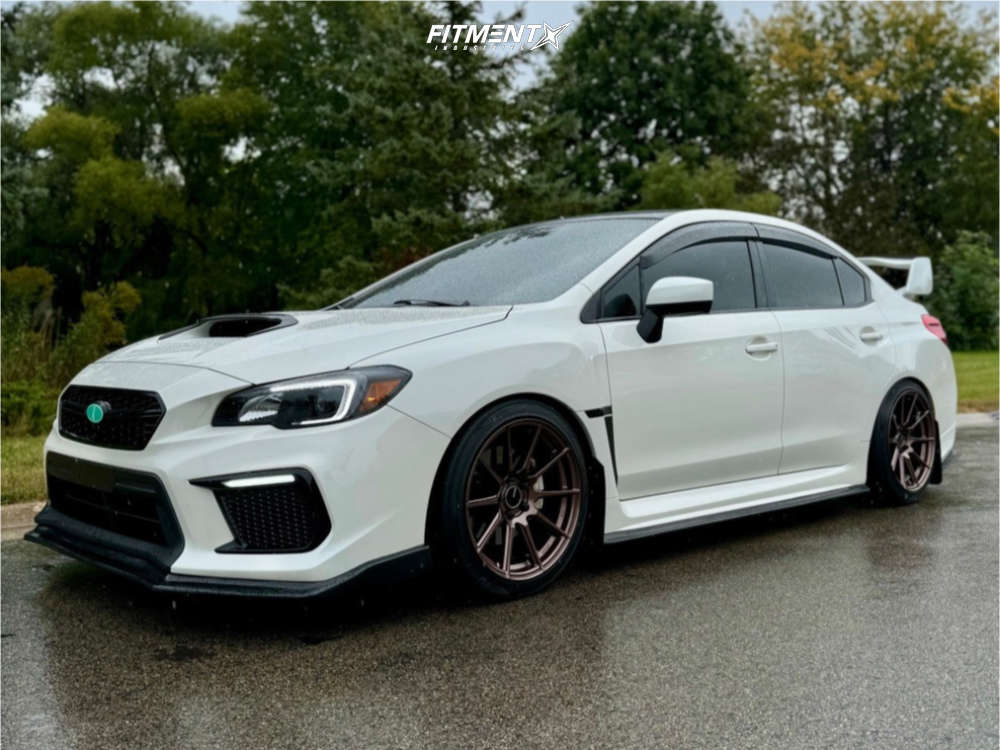 2020 Subaru WRX Base with 18x9.5 Enkei TS10 and Kumho 245x40 on ...