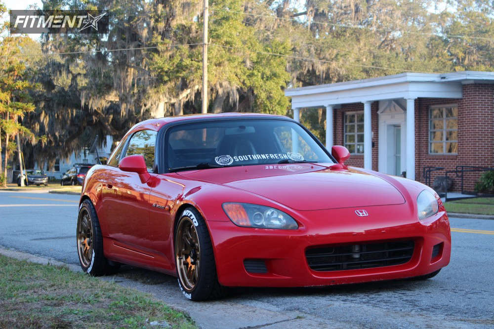 2000 Honda S2000 Base with 17x8 Cosmis Racing XT-206R and Nitto 215x40 ...