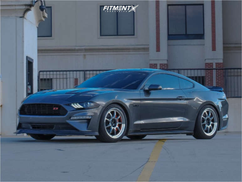 2018 Ford Mustang EcoBoost with 19x9.5 Konig Countergram and Michelin ...