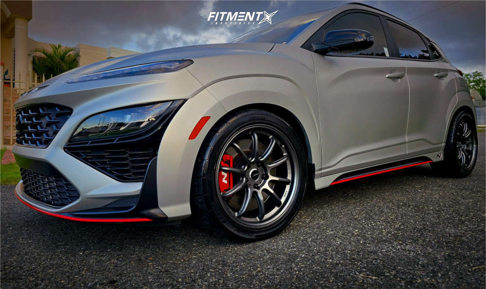 2023 Hyundai Kona N Base with 18x8.5 AVID1 Av40 and Kenda 245x40 on ...