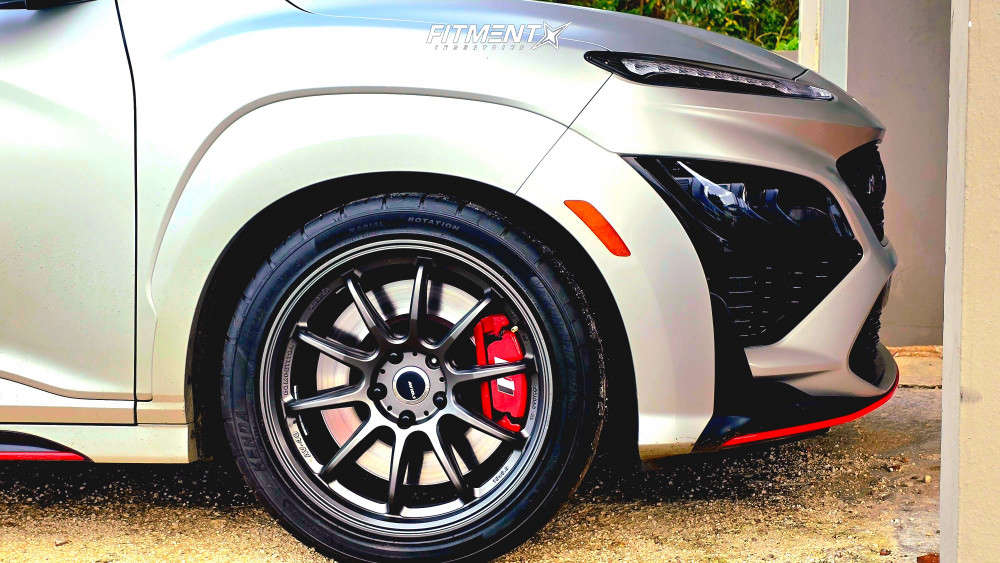 2023 Hyundai Kona N Base with 18x8.5 AVID1 Av40 and Kenda 245x40 on ...