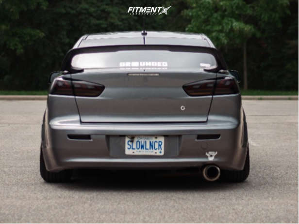 2013 Mitsubishi Lancer ES with 18x9.5 Aodhan Ds02 and Rovelo 215x35 on ...