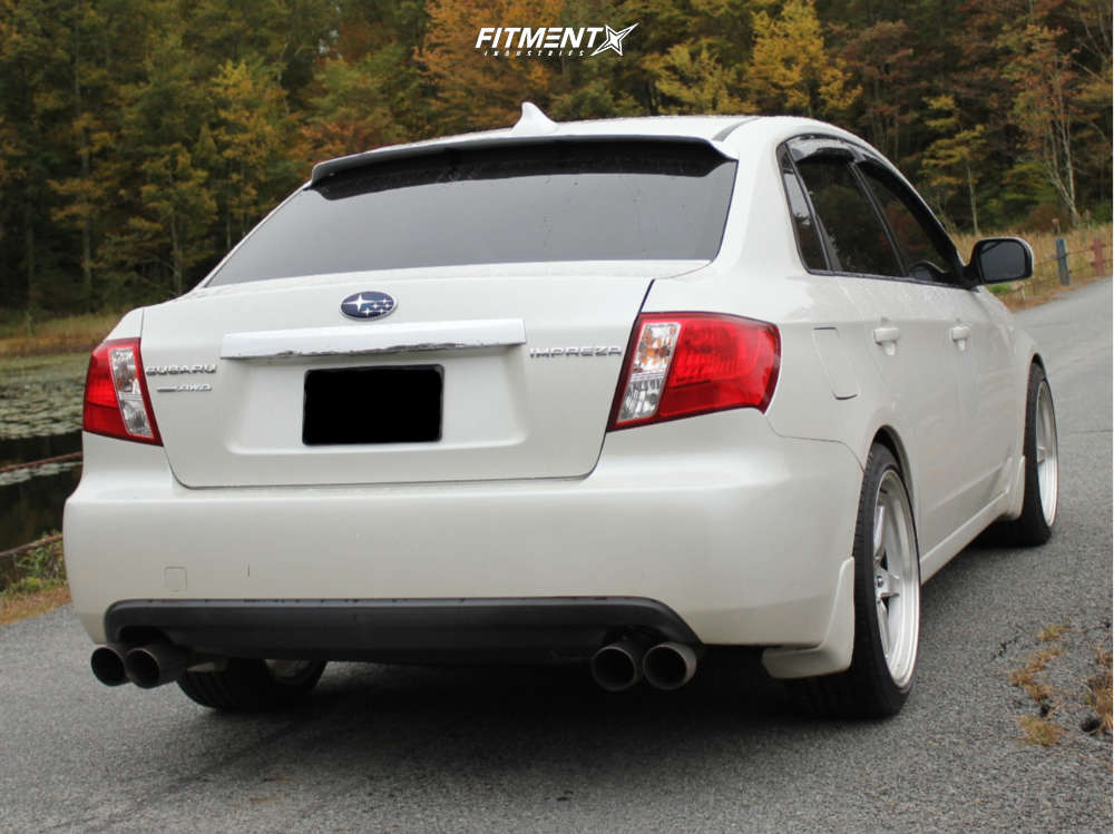 2011 Subaru Impreza 2.5i with 18x8.5 Aodhan Ds05 and Goodyear 255x40 on ...