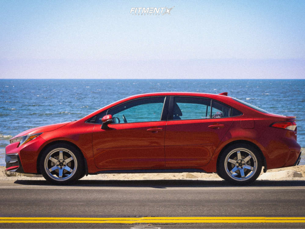 2020 Toyota Corolla SE with 18x9.5 AVID1 Av6 and Michelin 245x40 on ...