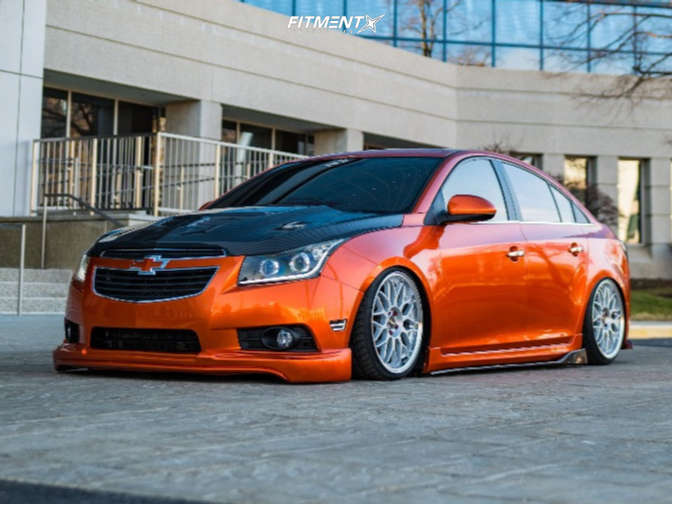2014 Chevrolet Cruze LTZ with 18x8.5 ESR Ap1 and Nitto 215x35 on Air ...