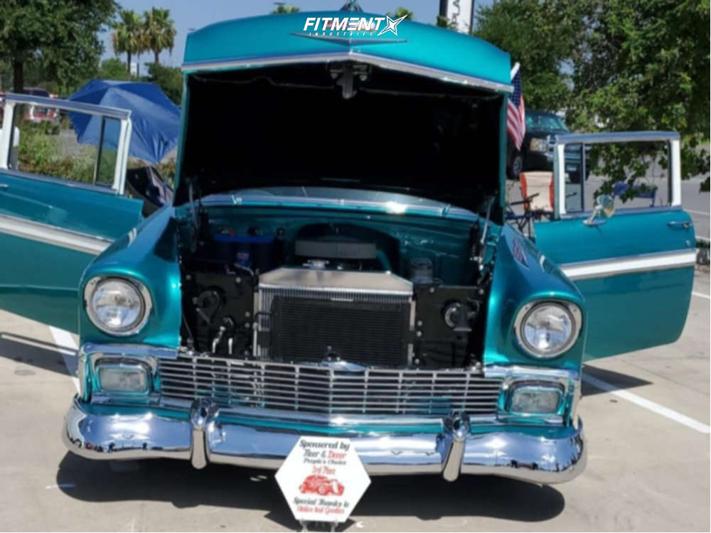 1956 Chevrolet Two-Ten Series Base with 17x7 Rev Classic 110 and ...