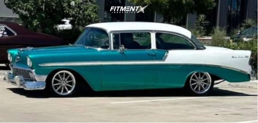 1956 Chevrolet Two-Ten Series Base with 17x7 Rev Classic 110 and ...