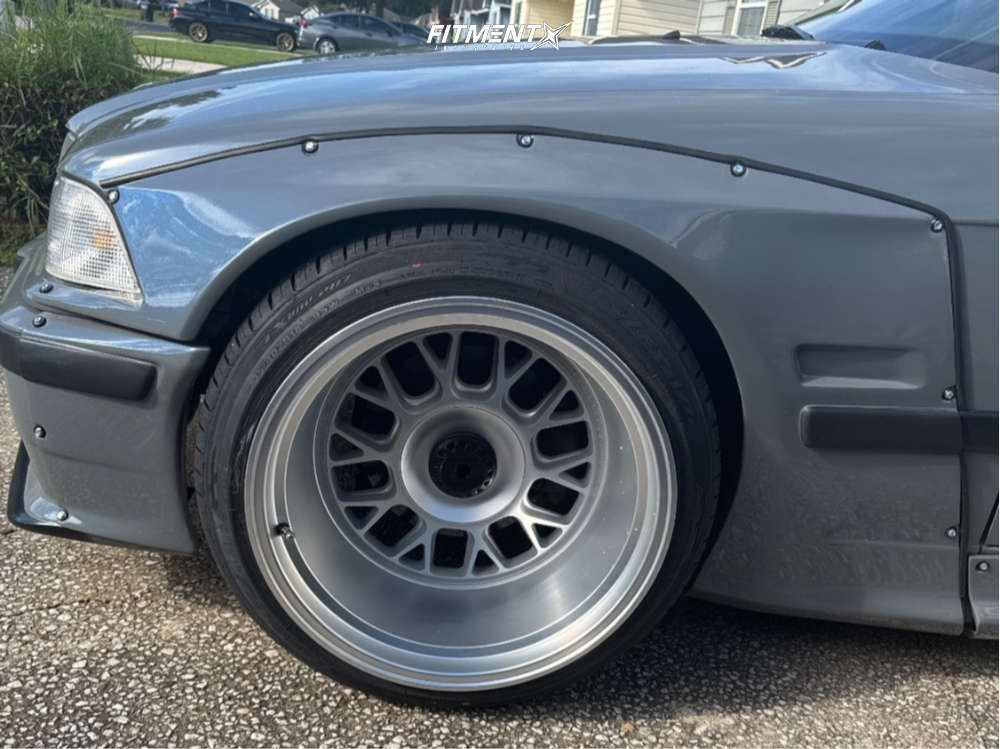 1994 BMW 318is Base with 18x11 DTM Dtm-wb10 and Lexani 235x40 on ...