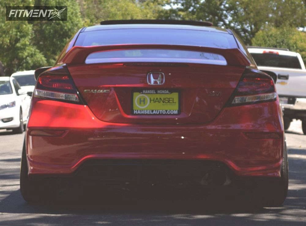 2015 Honda Civic Si with 17x9 CCW Rep. Ccw and Michelin 205x40 on ...