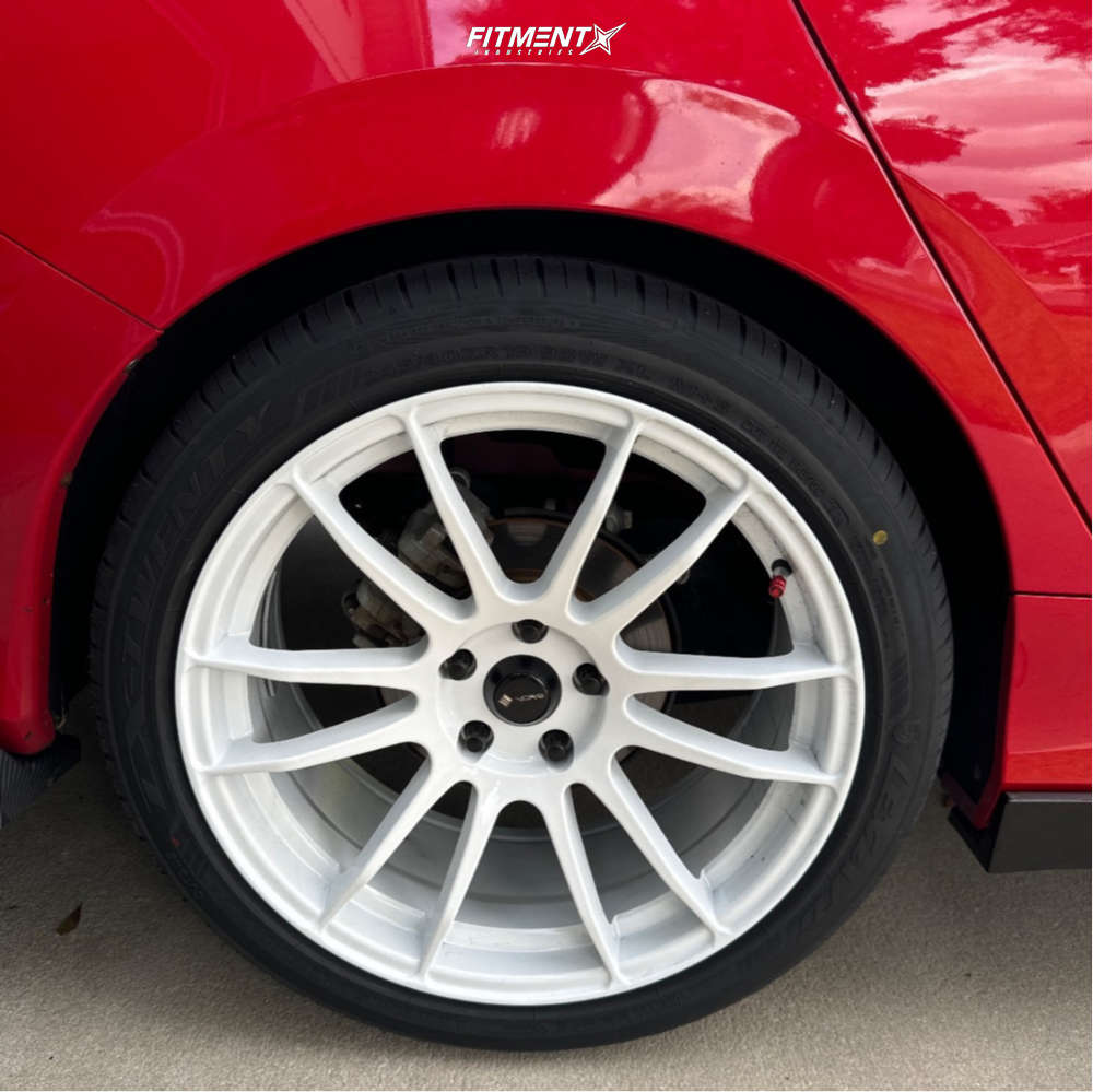 2020 Honda Civic Sport with 19x8.5 Vors Tr10 and Lexani 245x40 on Stock ...