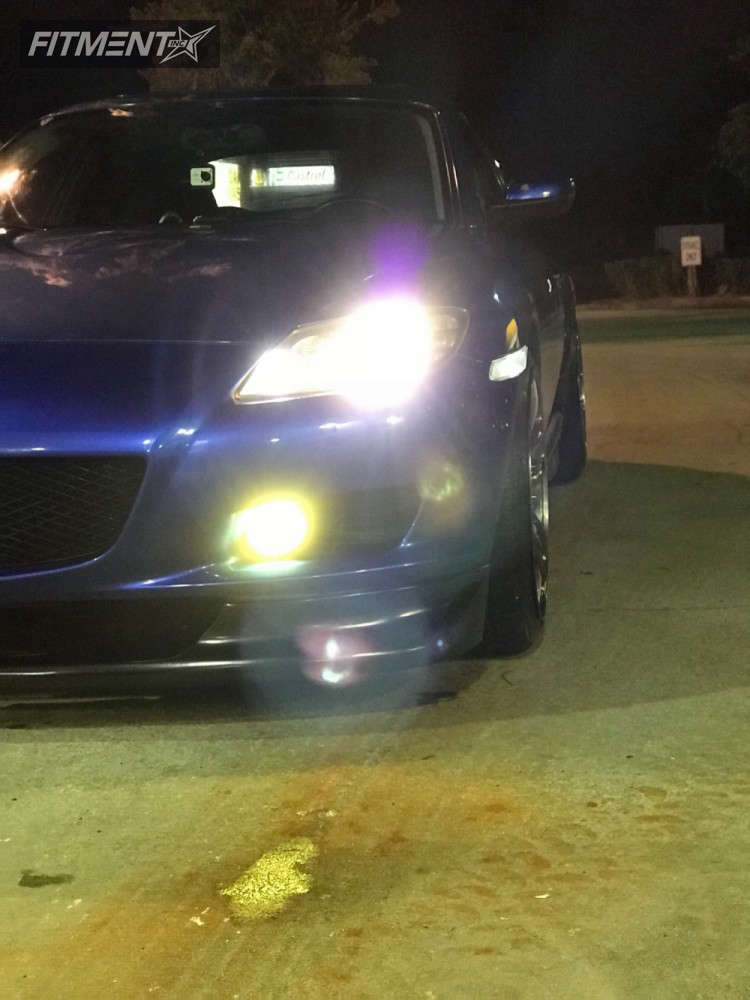 2004 Mazda RX-8 Base with 18x9.5 ESR SR08 and Falken 235x40 on Lowering ...