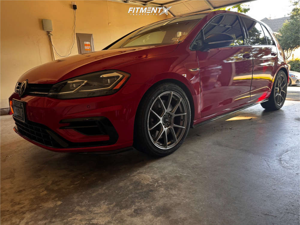 2019 Volkswagen Golf R Base with 18x8 Enkei Tsv and Bridgestone 245x40 ...