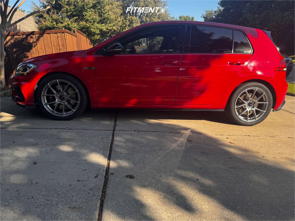 2019 Volkswagen Golf R Base with 18x8 Enkei Tsv and Bridgestone 245x40 ...