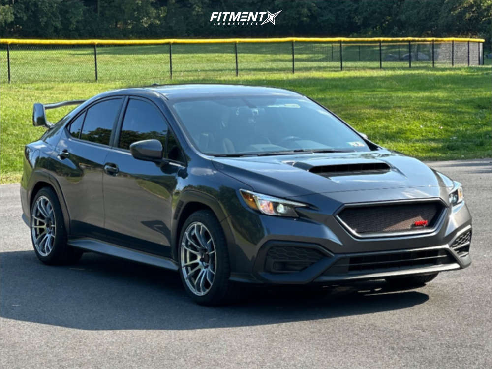 2023 Subaru WRX Base with 18x9.5 AVID1 Av20 and Continental 255x40 on Stock Suspension | 3144190 ...
