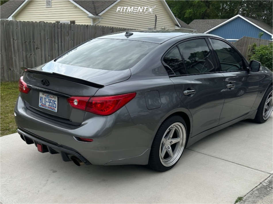 2014 INFINITI Q50 Premium with 18x9.5 Aodhan Ds05 and Aplus 205x35 on ...