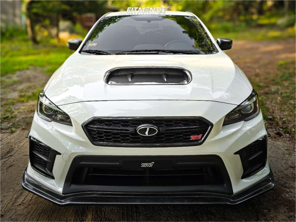 2021 Subaru WRX STI Limited with 19x9.5 Work Emotion Zr10 and ...