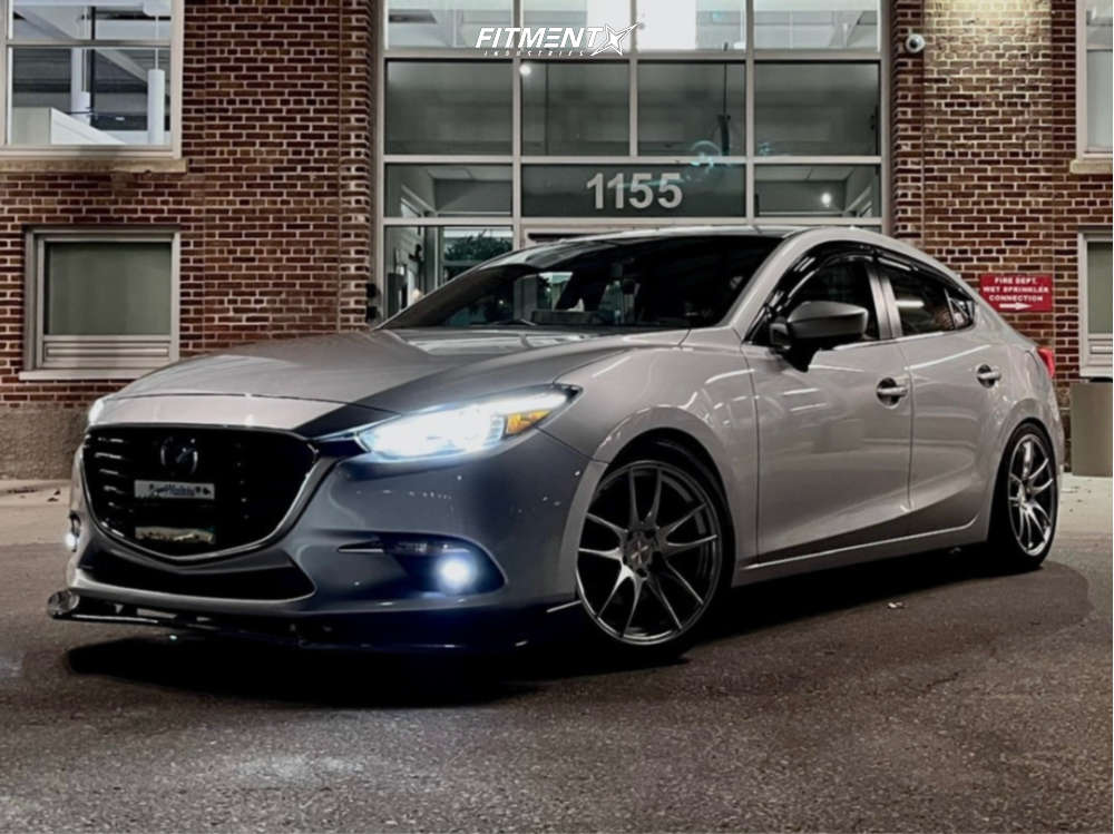 2017 Mazda 3 GT with 18x8.5 AVID1 AV32 and Toyo Tires 235x40 on ...