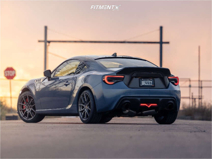 2018 Subaru BRZ Sport-tech RS with 18x8.5 Option Lab R716 and Sumitomo ...