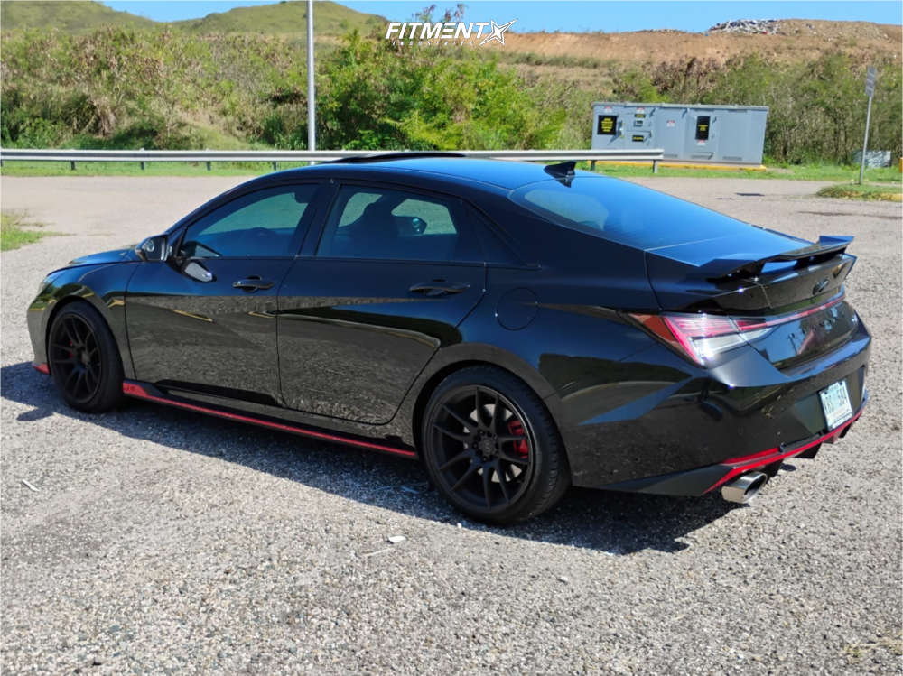 2023 Hyundai Elantra N Base with 18x9.5 JNC Jnc030 and Definity 225x40 ...