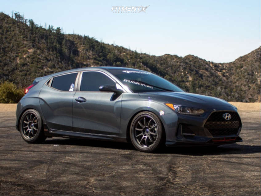 2020 Hyundai Veloster Turbo R-Spec with 18x8.5 AVID1 Av40 and Lionhart ...