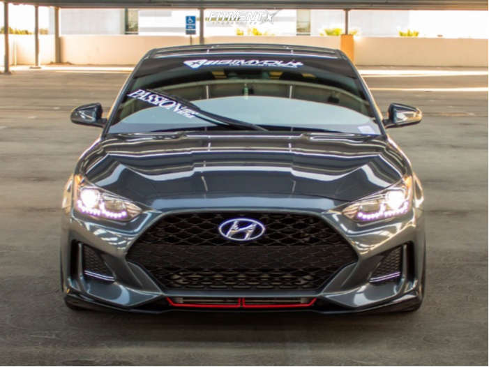 2020 Hyundai Veloster Turbo R-Spec with 18x8.5 AVID1 Av40 and Lionhart ...