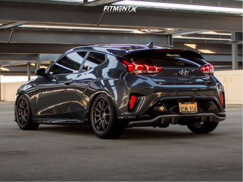 2020 Hyundai Veloster Turbo R-Spec with 18x8.5 AVID1 Av40 and Lionhart ...
