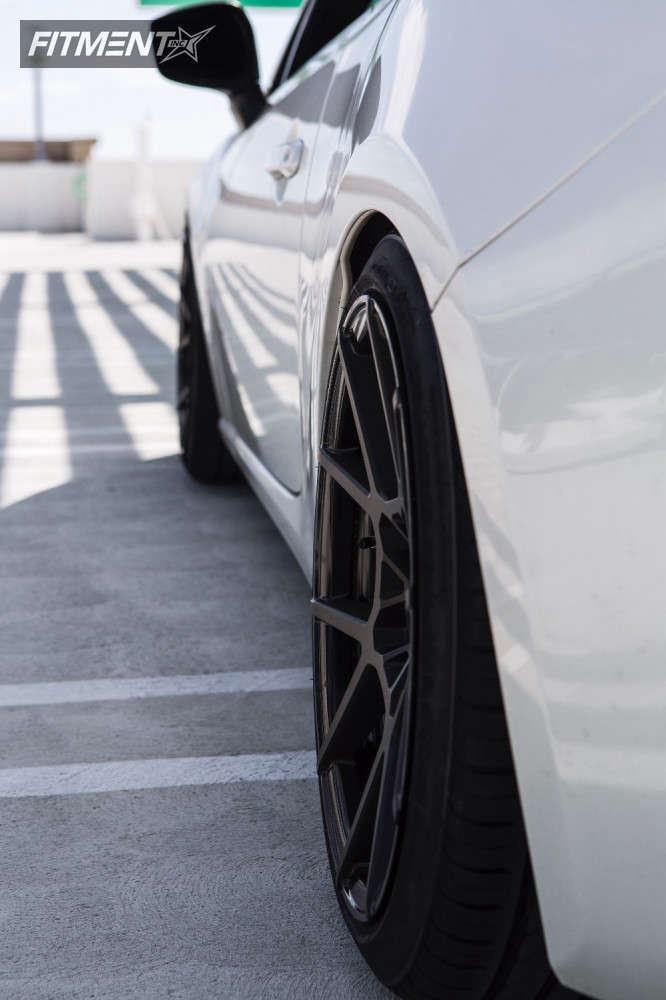 2013 Scion FR-S Base with 18x9.5 Rotiform Kps and Delinte 235x35 on Coilovers | 315128 | Fitment ...