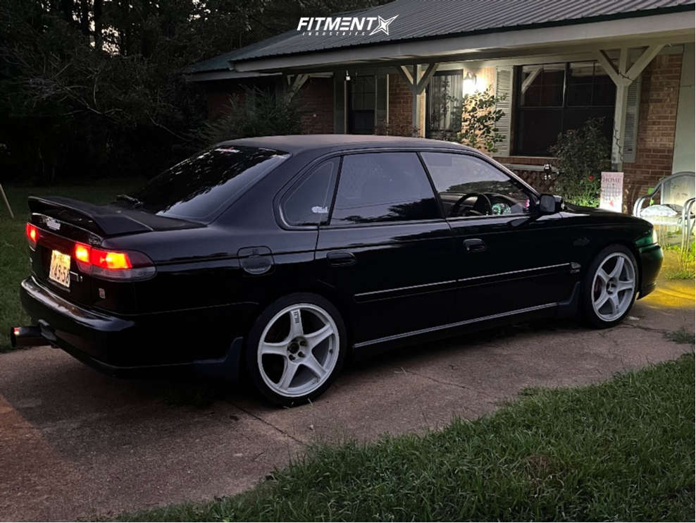 1997 Subaru Legacy GT with 18x8.5 Advan Racing Rcii and Nankang 225x40 ...