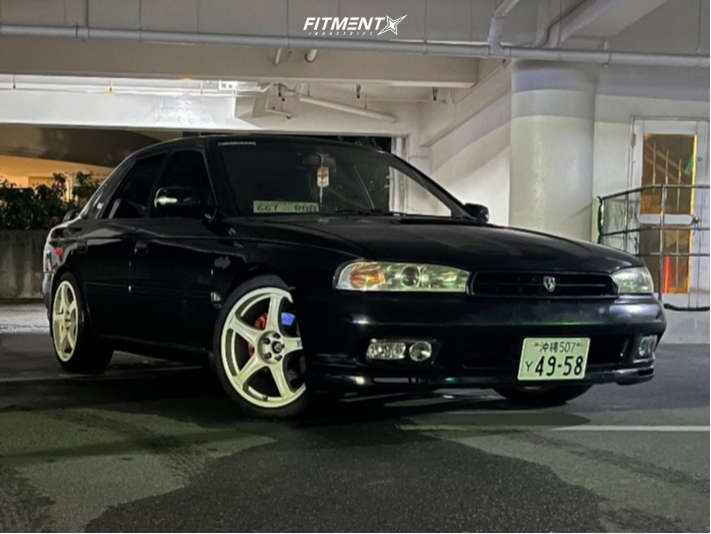 1997 Subaru Legacy GT with 18x8.5 Advan Racing Rcii and Nankang 225x40 ...