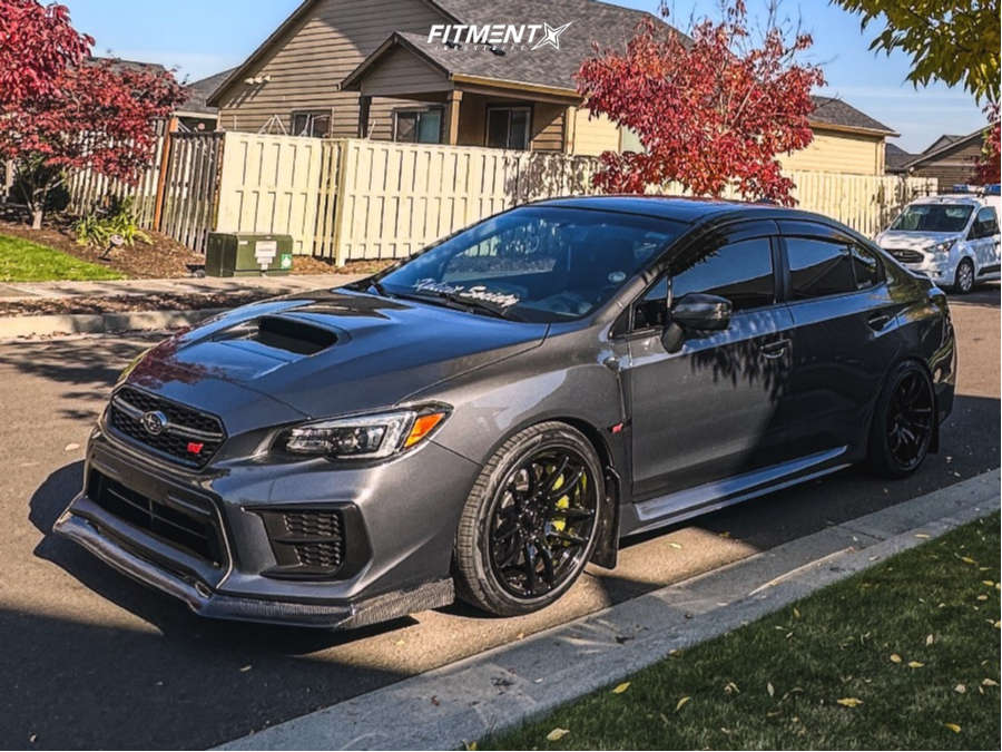 2020 Subaru WRX STI Limited with 18x9.5 Vors Tr4 and Lexani 245x40 on ...