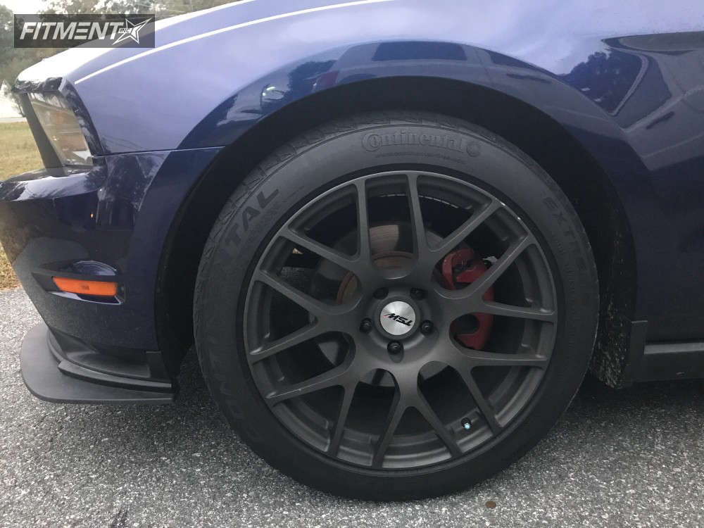 2010 Ford Mustang GT with 19x10.5 TSW Nurburgring and Continental ...