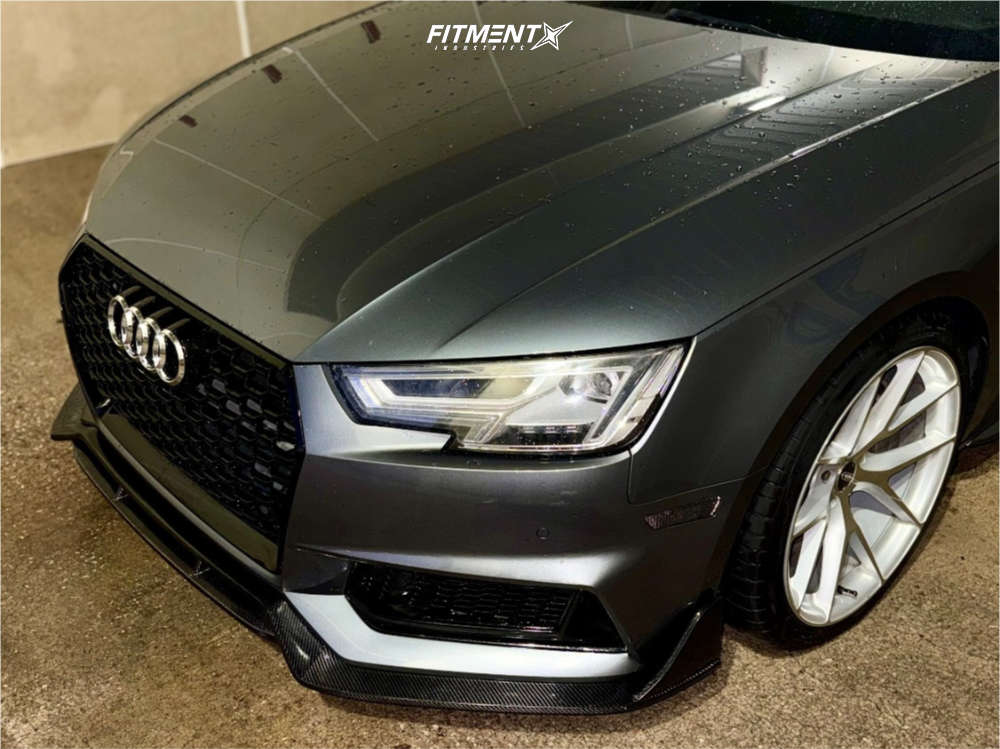 2018 Audi A4 Quattro Premium Plus with 19x9.5 Aodhan Aff7 and Cooper 255x35 on Lowering Springs ...