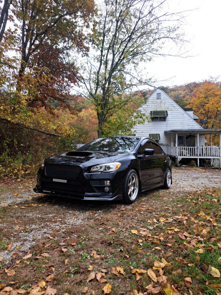 2017 Subaru WRX Base with 18x9.5 Kansei Roku and Nitto 245x40 on ...