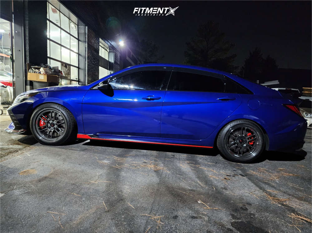 2023 Hyundai Elantra N Base with 18x9.5 Enkei Rpf1 and Continental ...