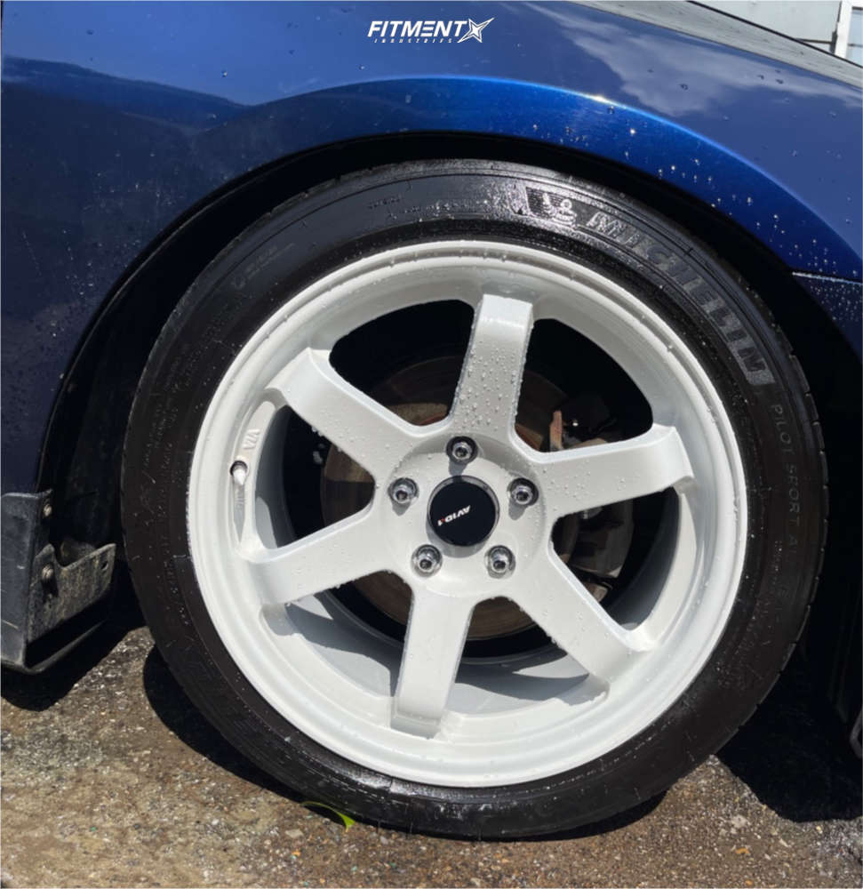 2005 Honda Accord SE with 17x9 AVID1 Av6 and Michelin 225x45 on ...