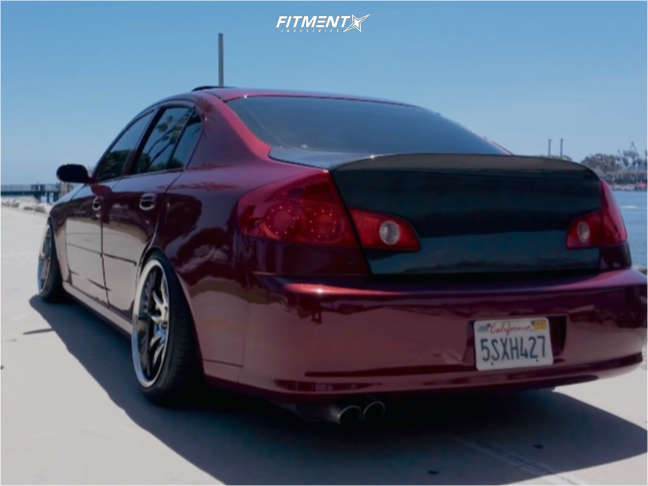 2005 INFINITI G35 Base with 18x10.5 Aodhan Ds02 and Lexani 235x40 on ...