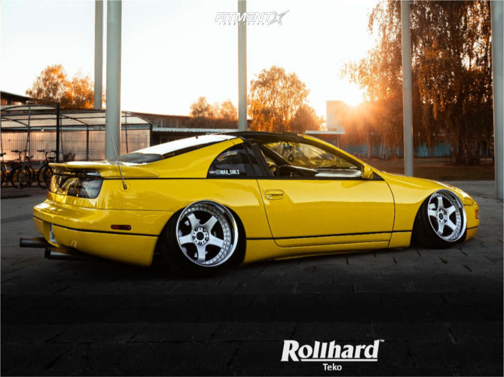 1990 Nissan 300ZX Base with 18x10 Work Gt5 and Westlake 205x35 on Air ...