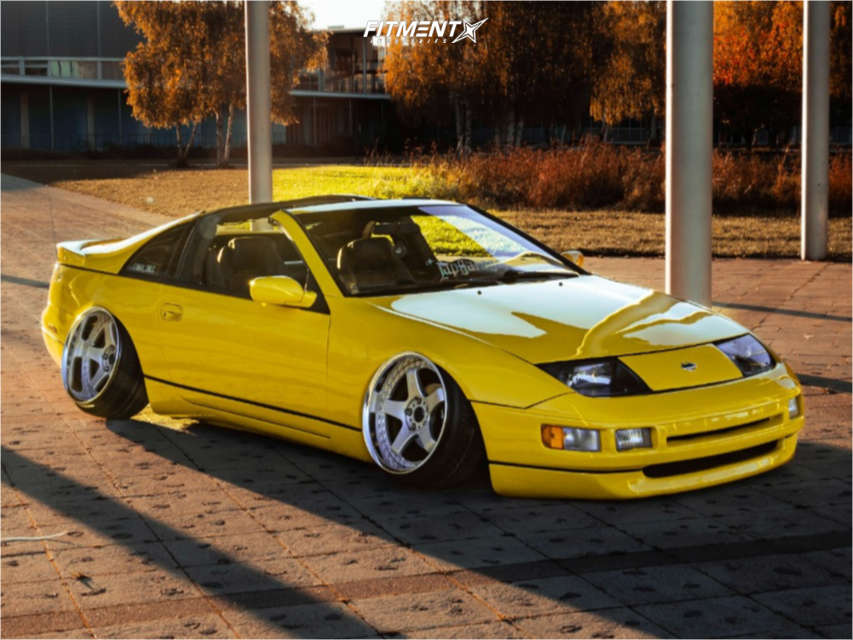 1990 Nissan 300ZX Base with 18x10 Work Gt5 and Westlake 205x35 on Air ...