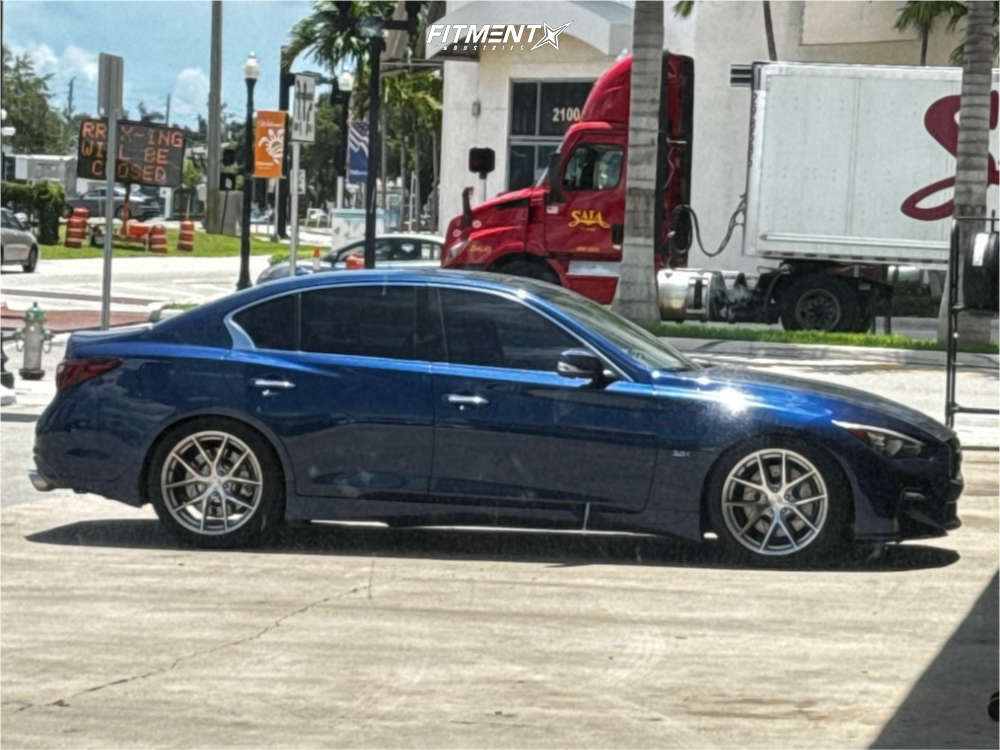 2018 INFINITI Q50 Sport with 19x9.5 Aodhan Aff7 and Lexani 255x40 on Lowering Springs | 3165199 ...