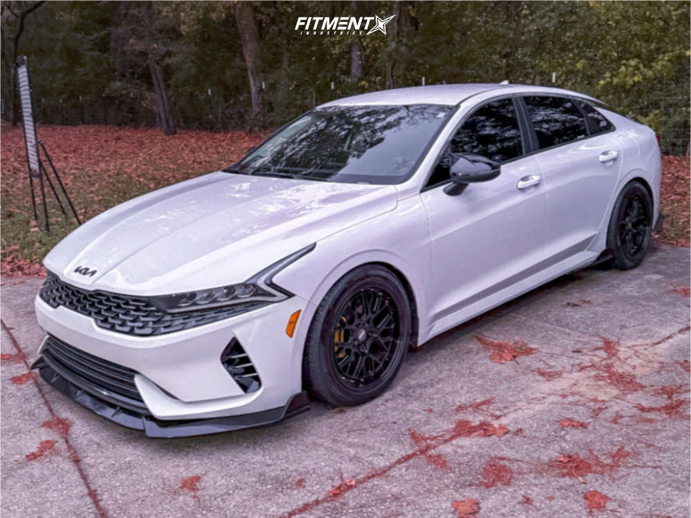 2022 Kia K5 LXS with 18x8.5 ESR Cs11 and Arroyo 235x45 on Lowering ...