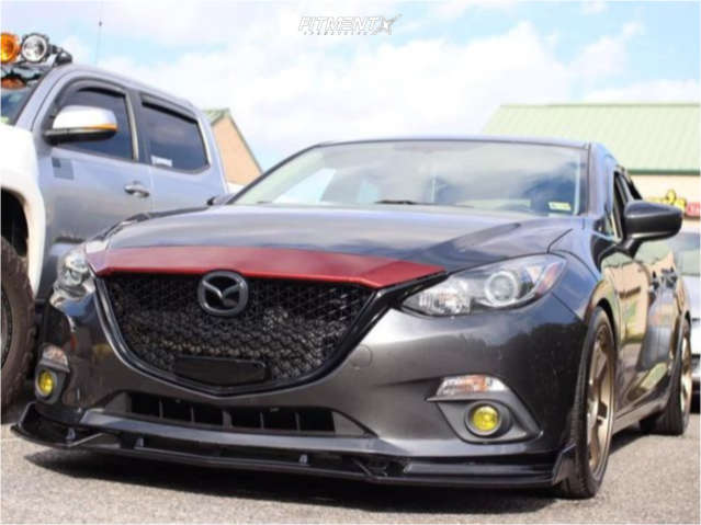 2016 Mazda 3 I Touring with 18x8 AVID1 Av6 and Continental 225x40 on ...
