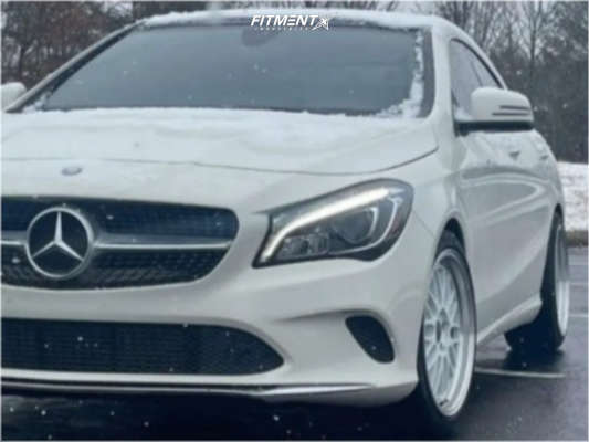 2018 Mercedes-Benz CLA250 4Matic with 18x8 JNC Jnc005 and Ironman ...